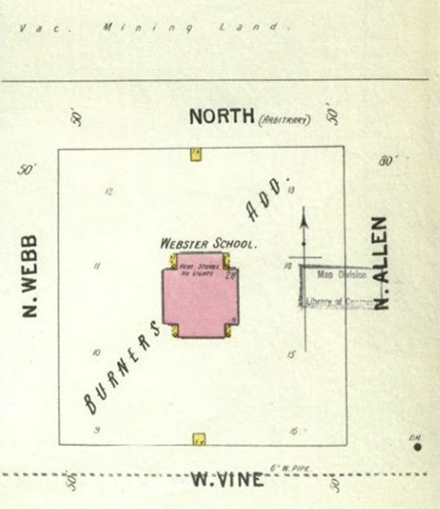 Original Webster School was added onto twice to keep up with growing ...
