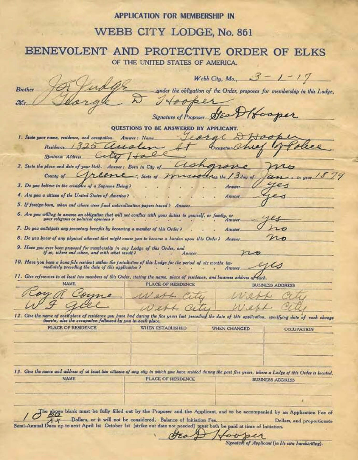 Chief George Hooper remembered for losing his life while bringing law ...