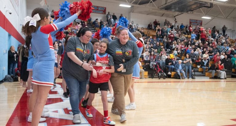 Community cheers for students of all types during Night of Unity - Webb ...
