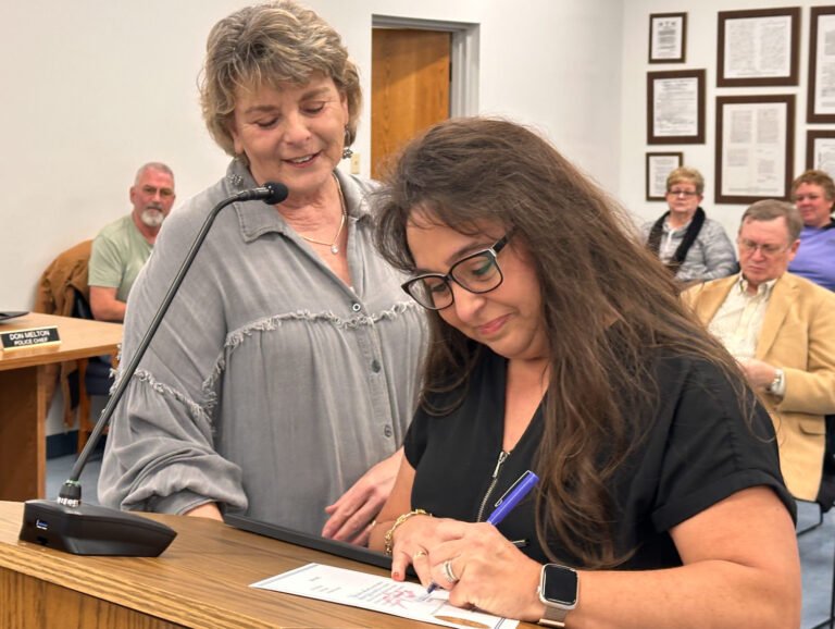 Kim DeMoss succeeded as city clerk by Peggy England - Webb City Sentinel
